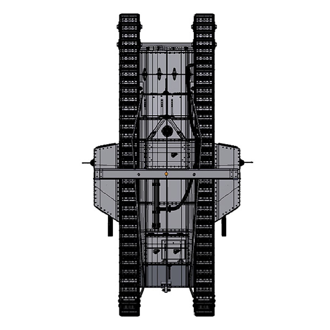 British Mark V Tank 3d Obj
