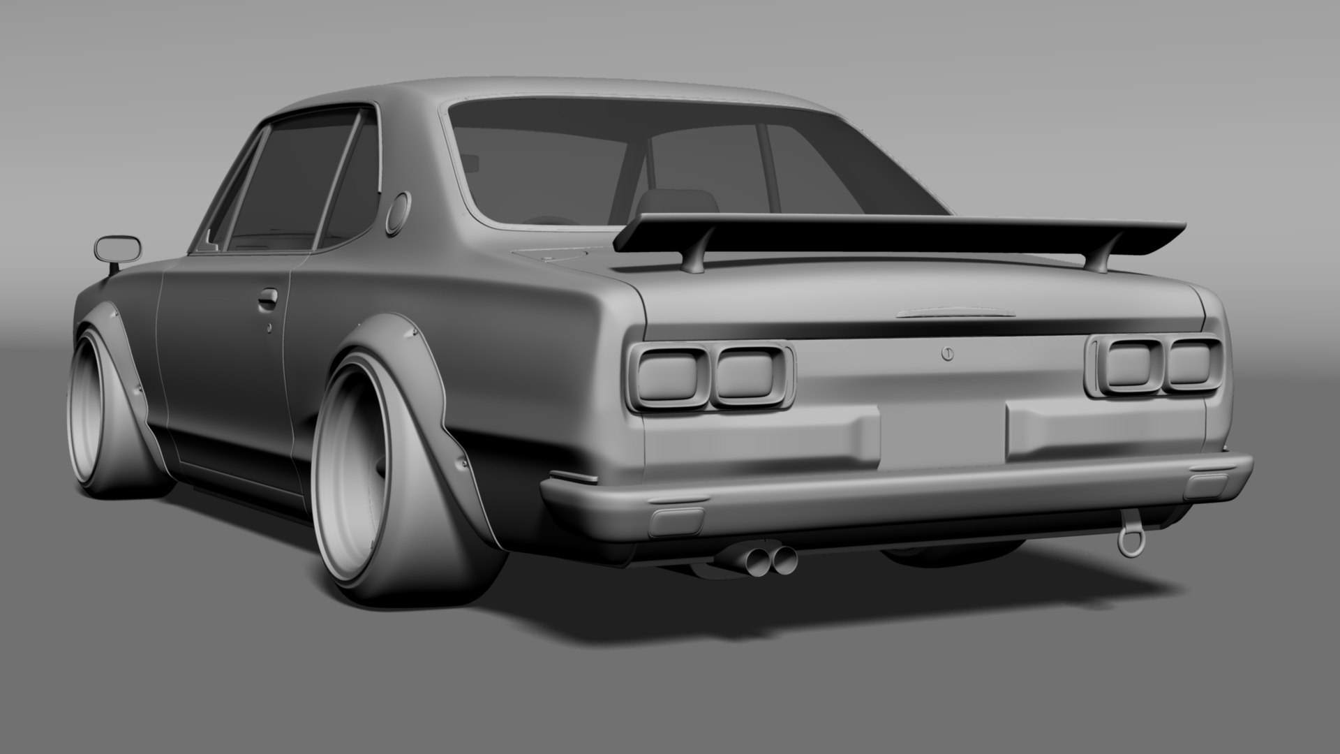 Gt-r2000 Hakosuka 3d Obj