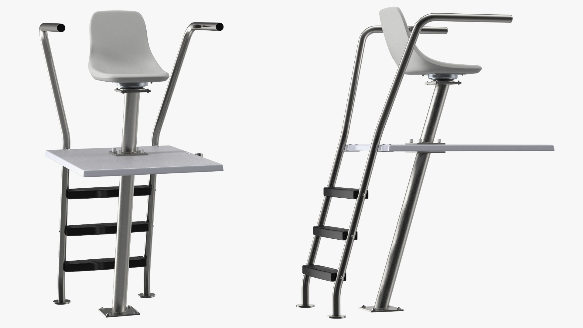 Lifeguard Chairs Collection 2 3D Model - TurboSquid 1992483