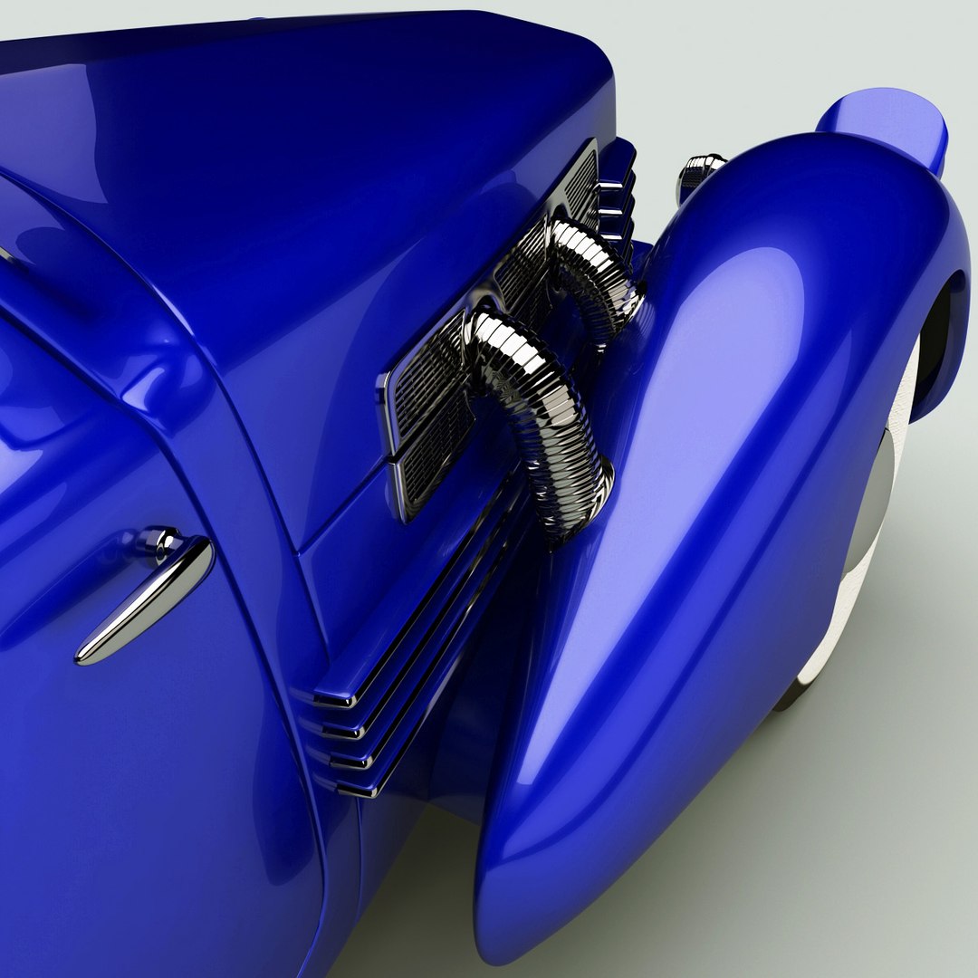 cord 810 sedan 3d model