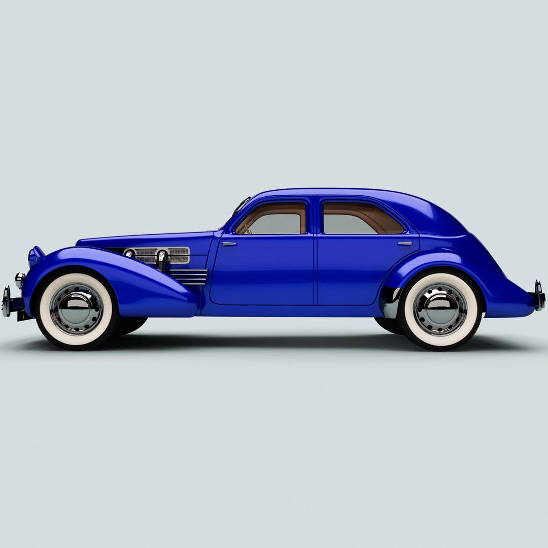 cord 810 sedan 3d model