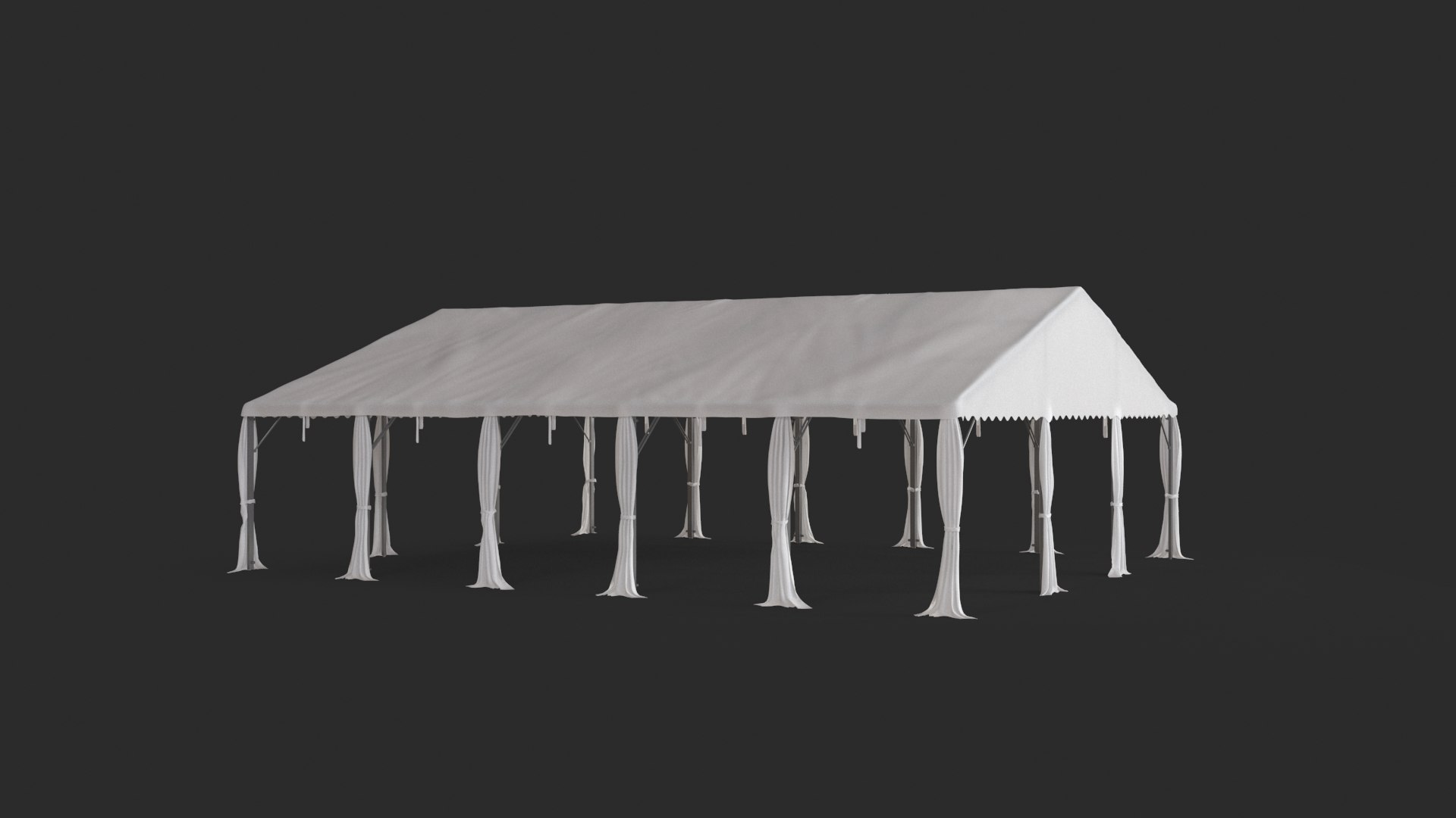 3D event tent v1 model - TurboSquid 1356488