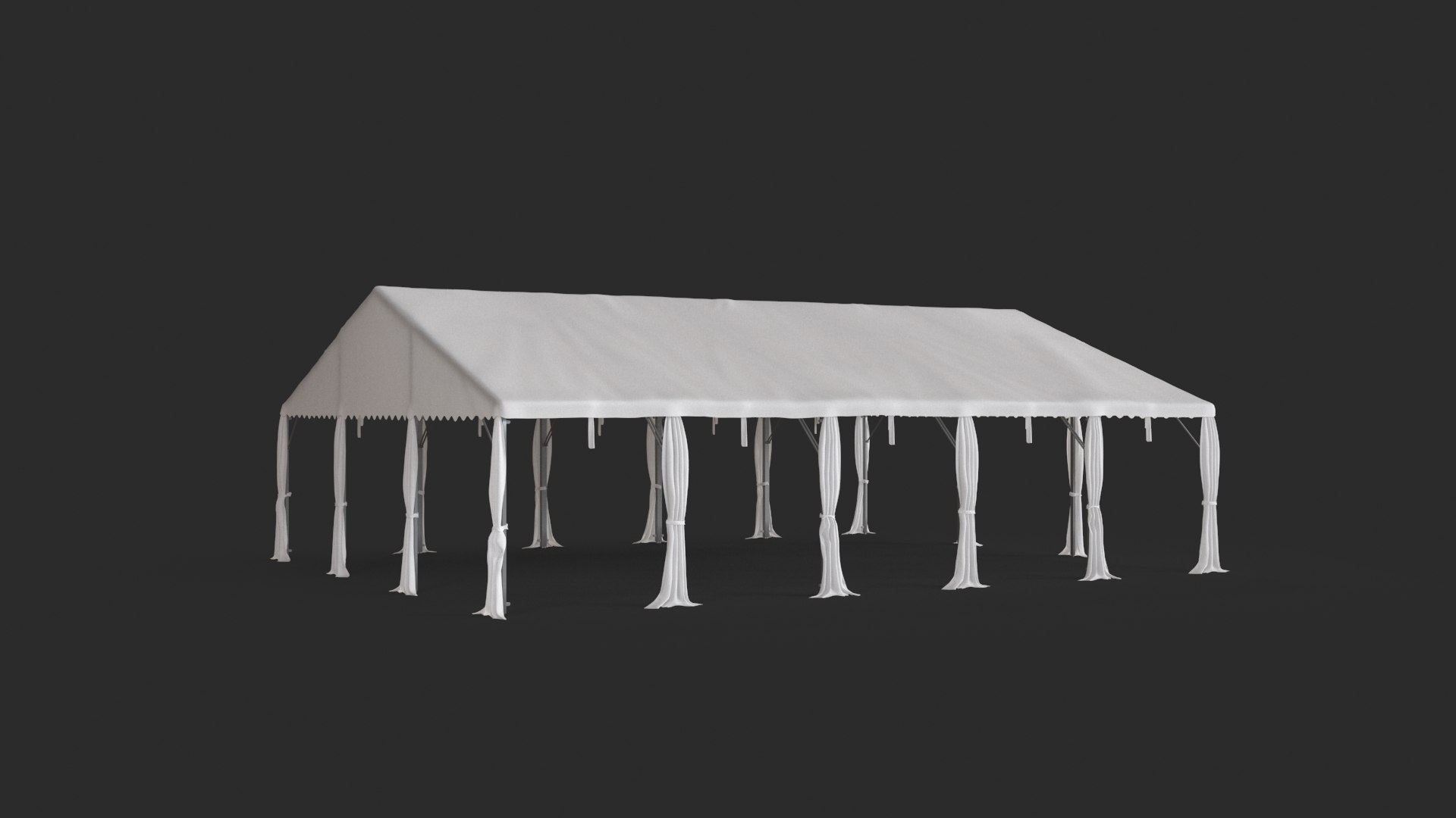 3D event tent v1 model - TurboSquid 1356488