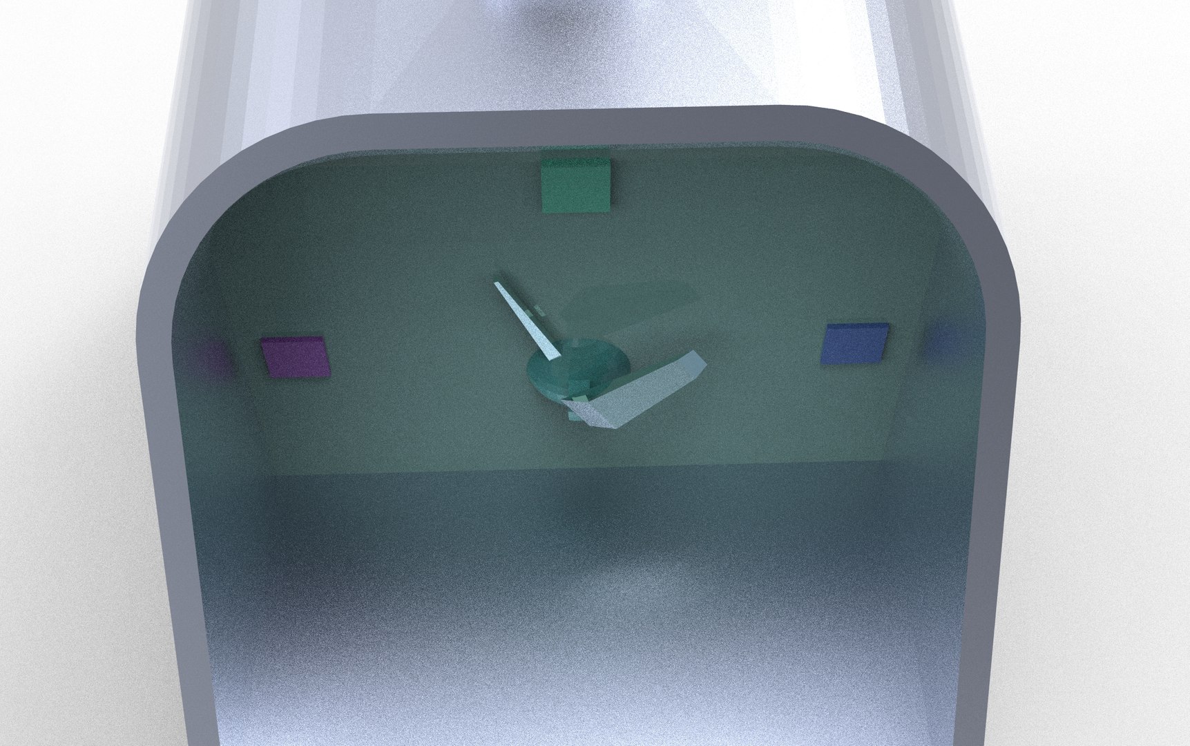 Simple Clock 3D Model - TurboSquid 1841787