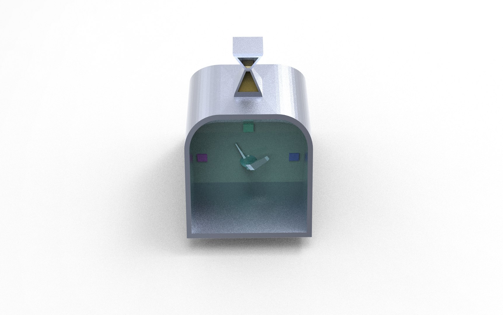Simple Clock 3D Model - TurboSquid 1841787