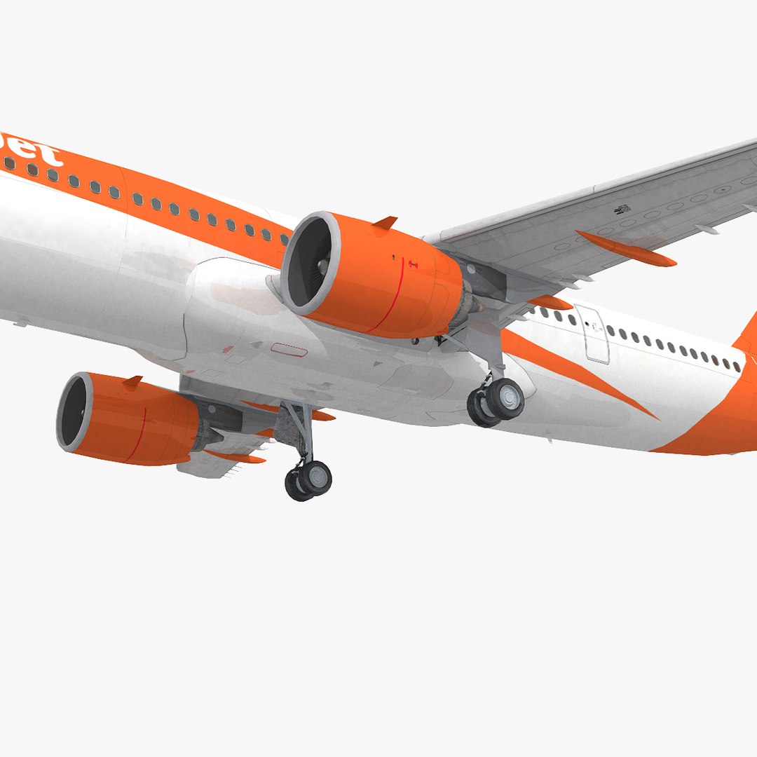 3D A321 Neo Easy Jet - TurboSquid 1364397