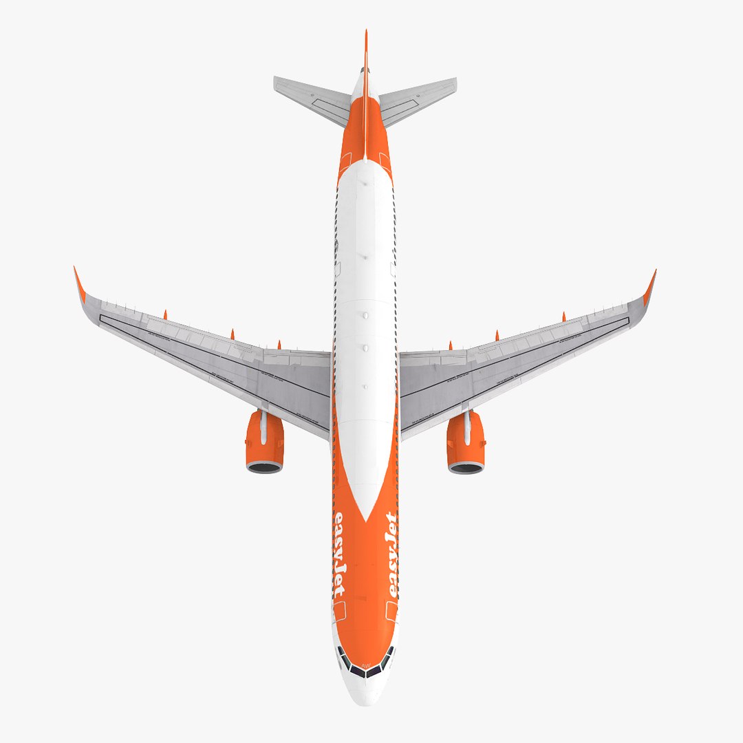 3D A321 Neo Easy Jet - TurboSquid 1364397