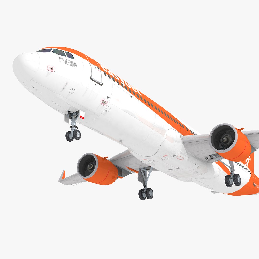 3D A321 Neo Easy Jet - TurboSquid 1364397
