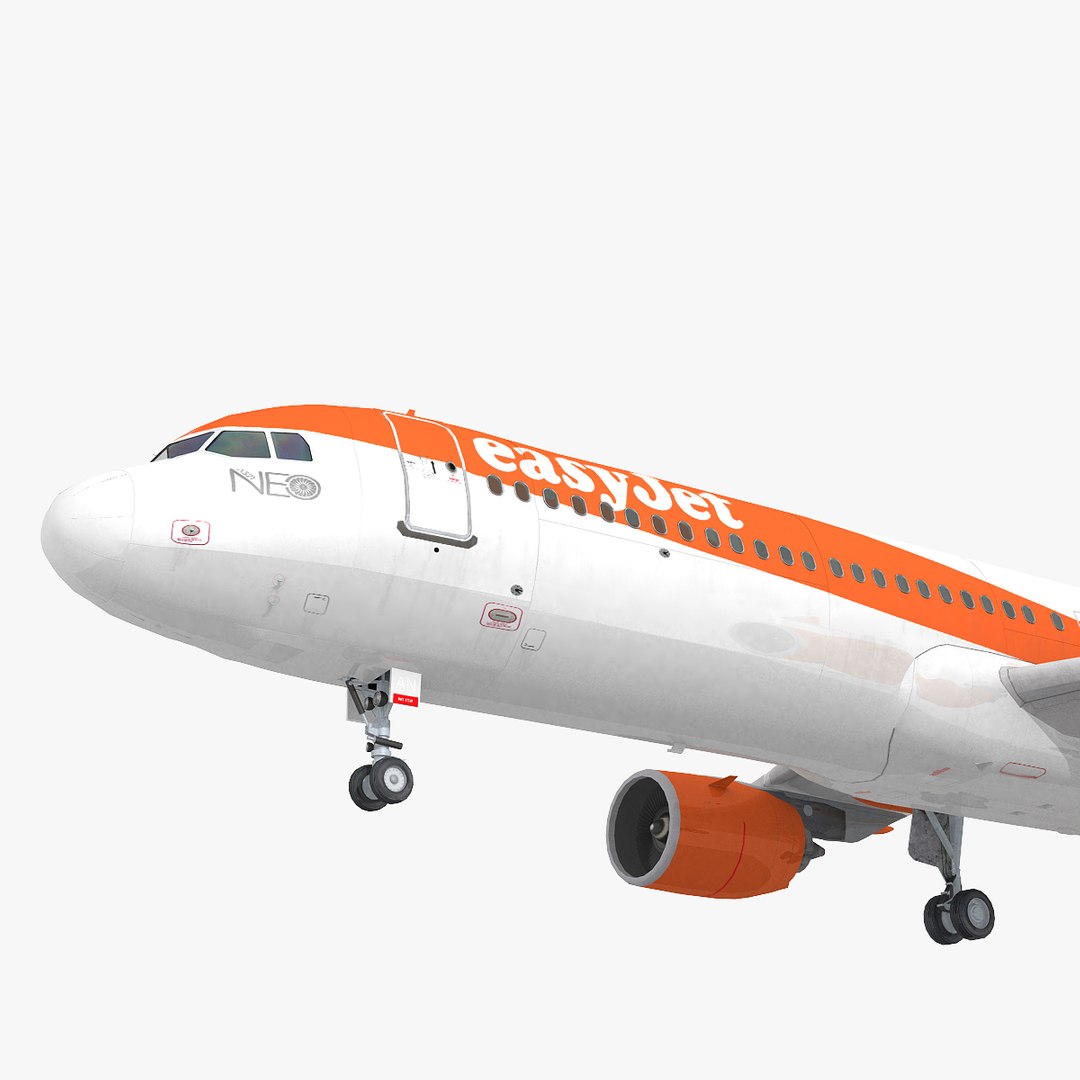 3D A321 Neo Easy Jet - TurboSquid 1364397