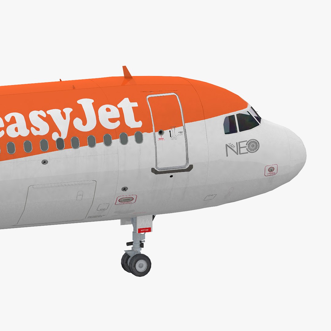 3D A321 Neo Easy Jet - TurboSquid 1364397