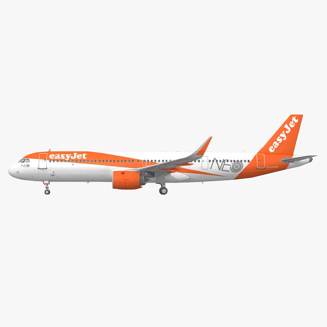 3D A321 Neo Easy Jet - TurboSquid 1364397