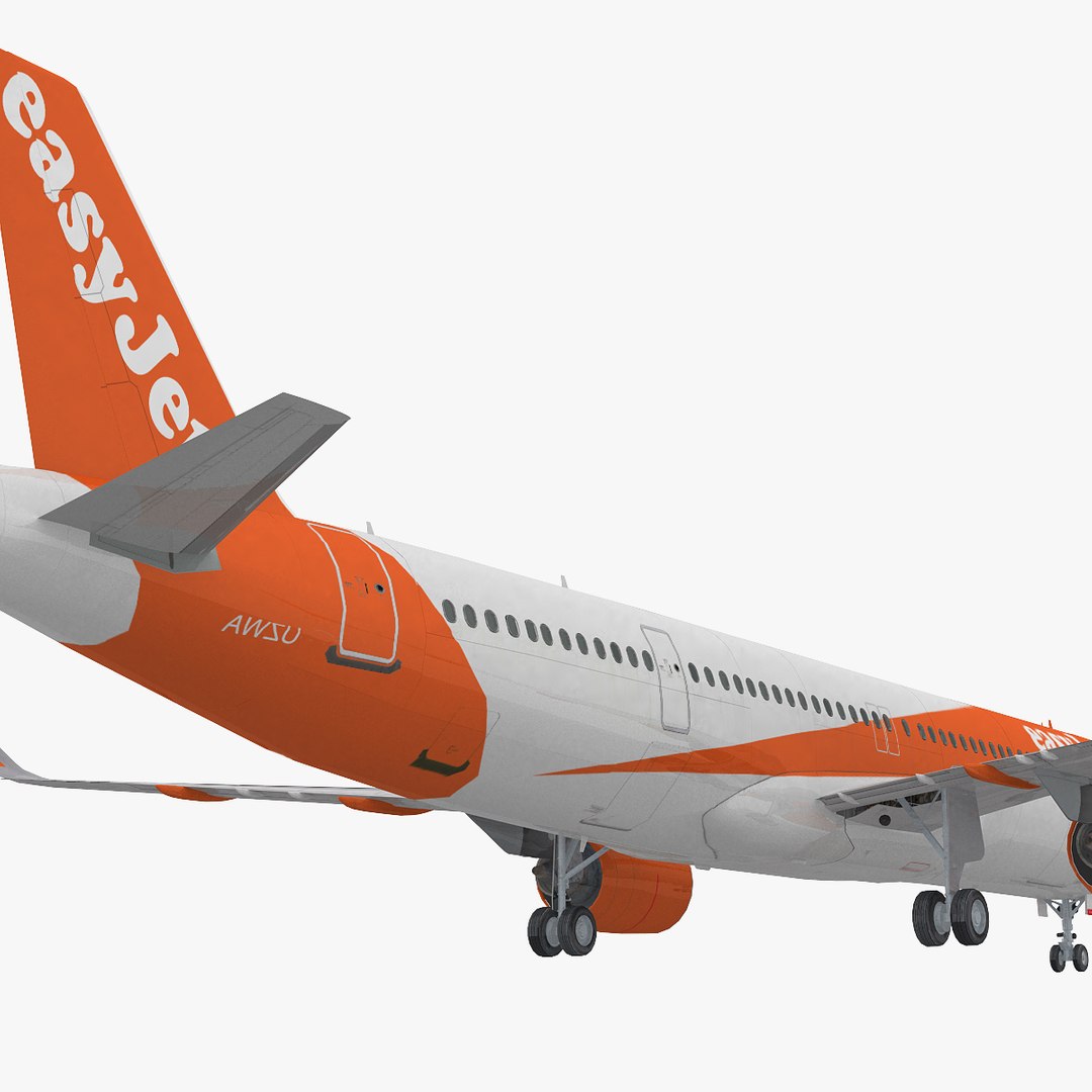 3D A321 Neo Easy Jet - TurboSquid 1364397