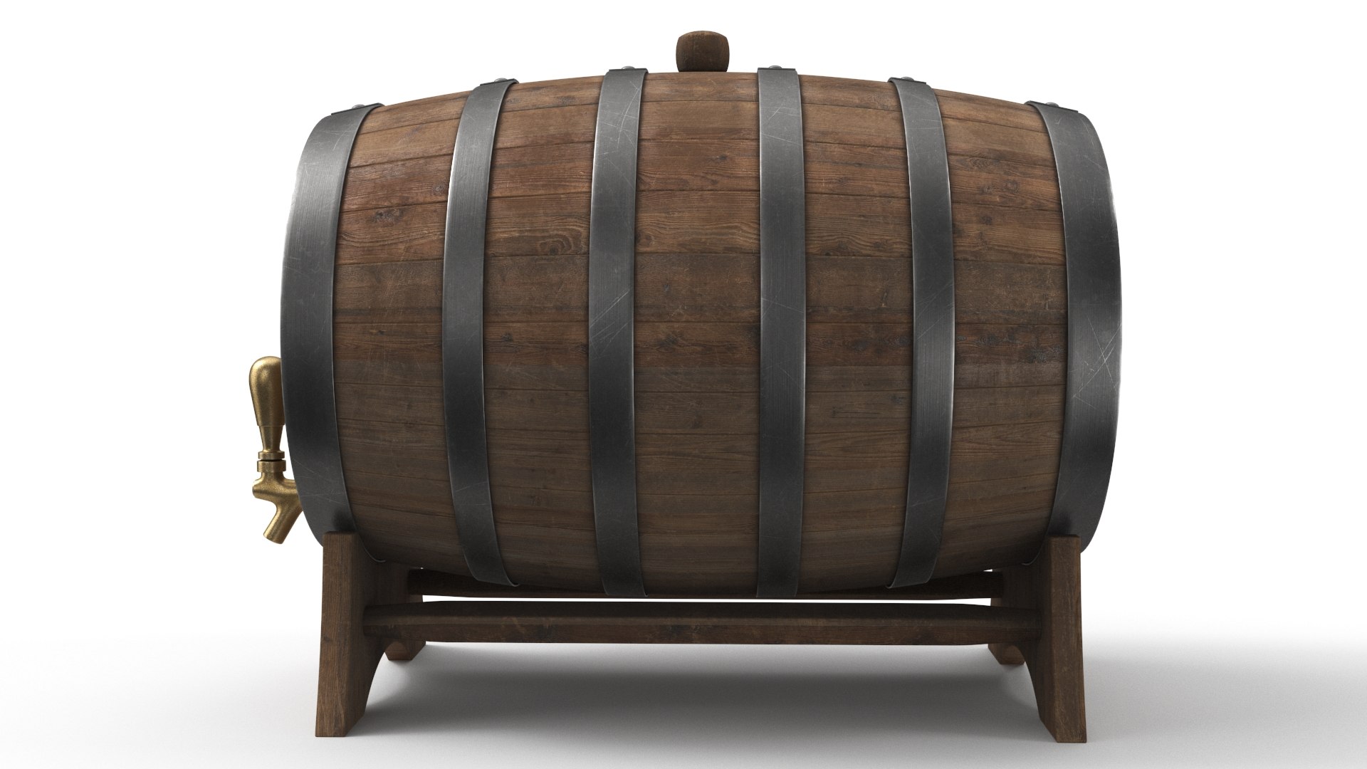 3D Model Whiskey Barrel - TurboSquid 1932150