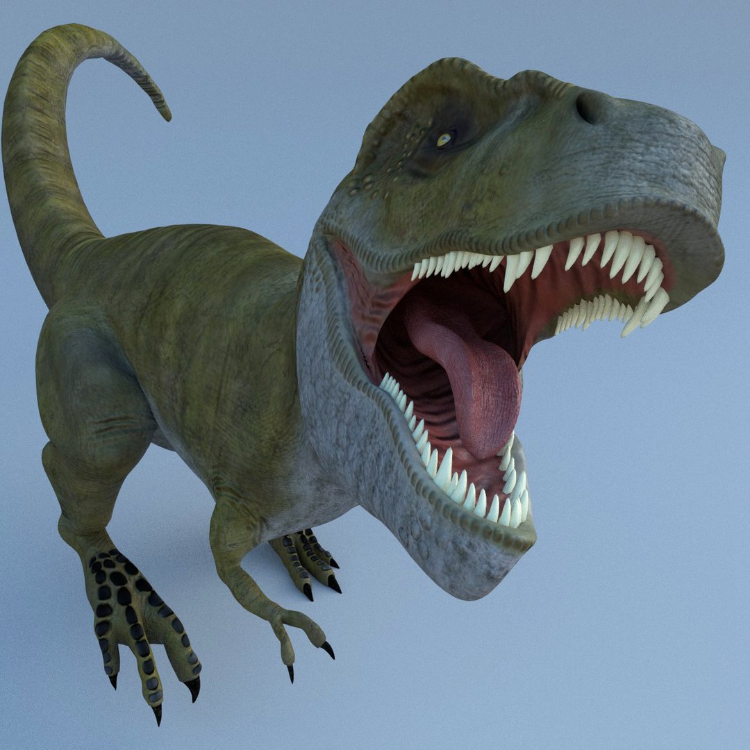 Tyrannosaurus Rex Rigged Blend