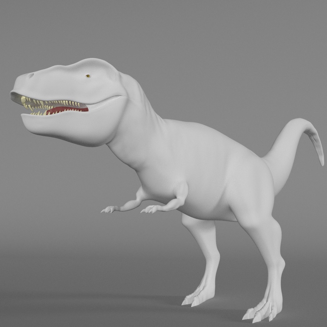 Tyrannosaurus Rex Rigged Blend