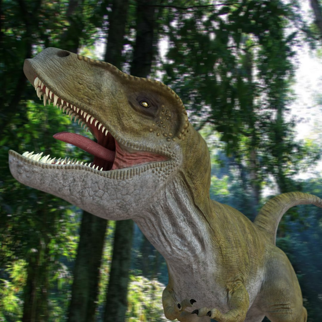 Tyrannosaurus Rex Rigged Blend