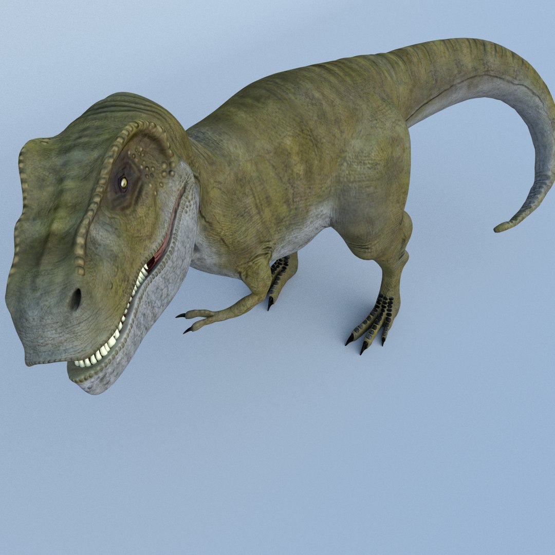 Tyrannosaurus Rex Rigged Blend