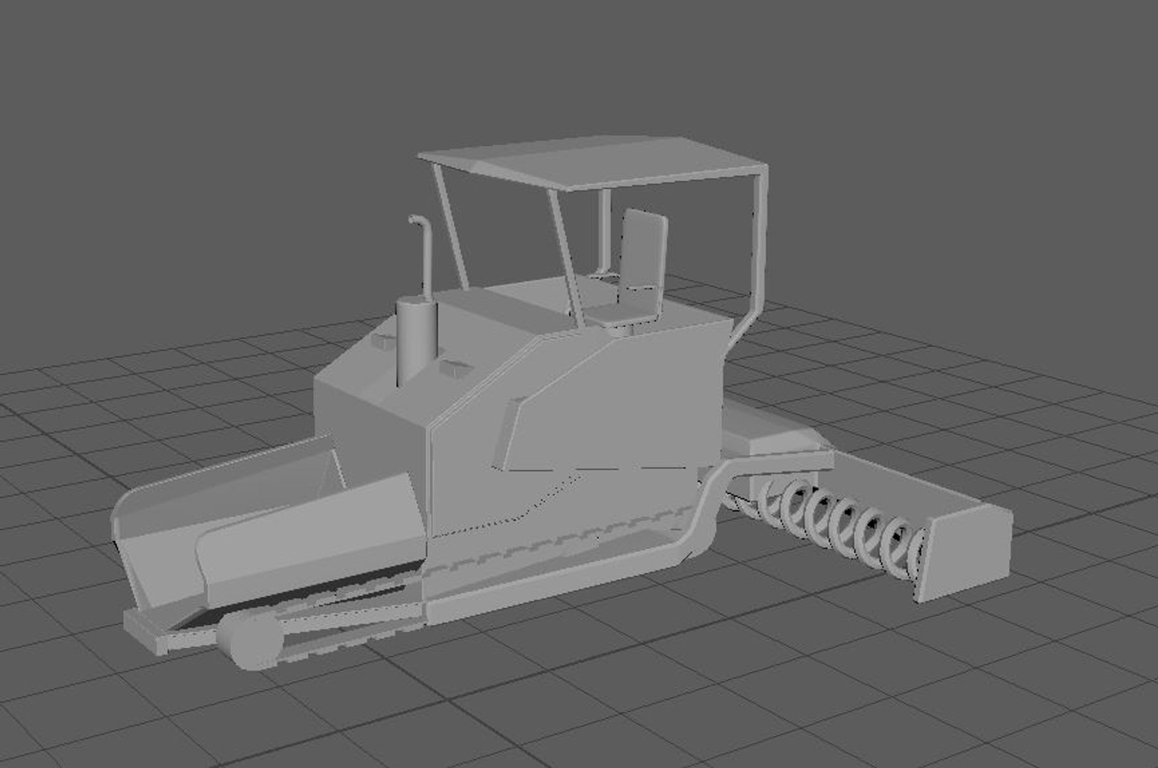 3D Asphalt Machine Model - TurboSquid 1221401