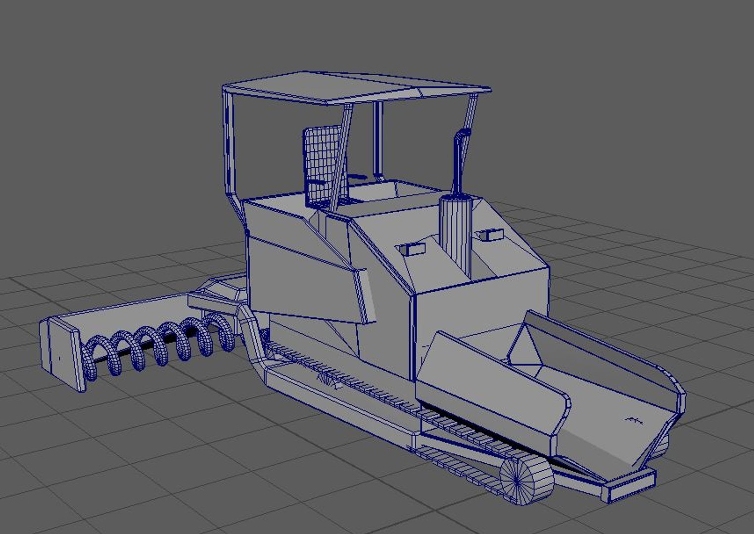 3D Asphalt Machine Model - TurboSquid 1221401