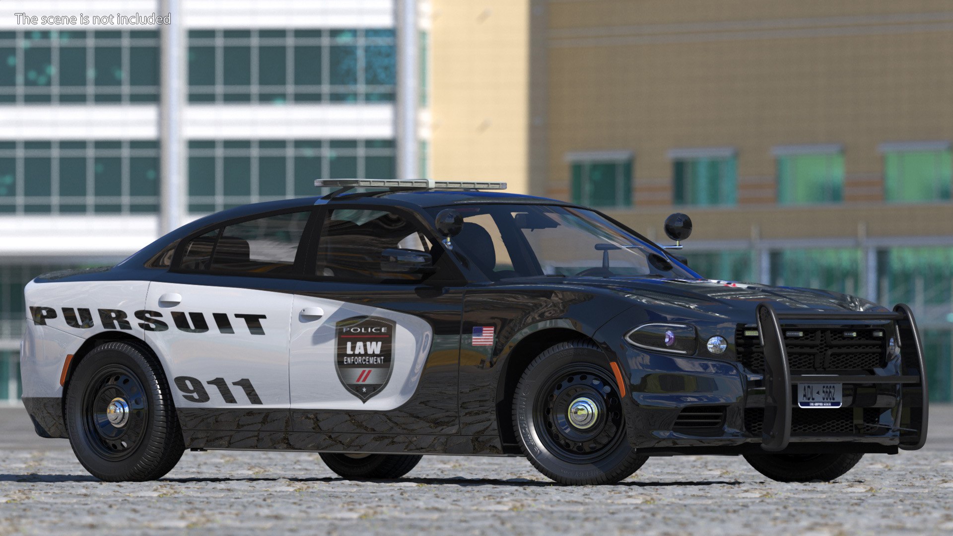 max generic police car rigged