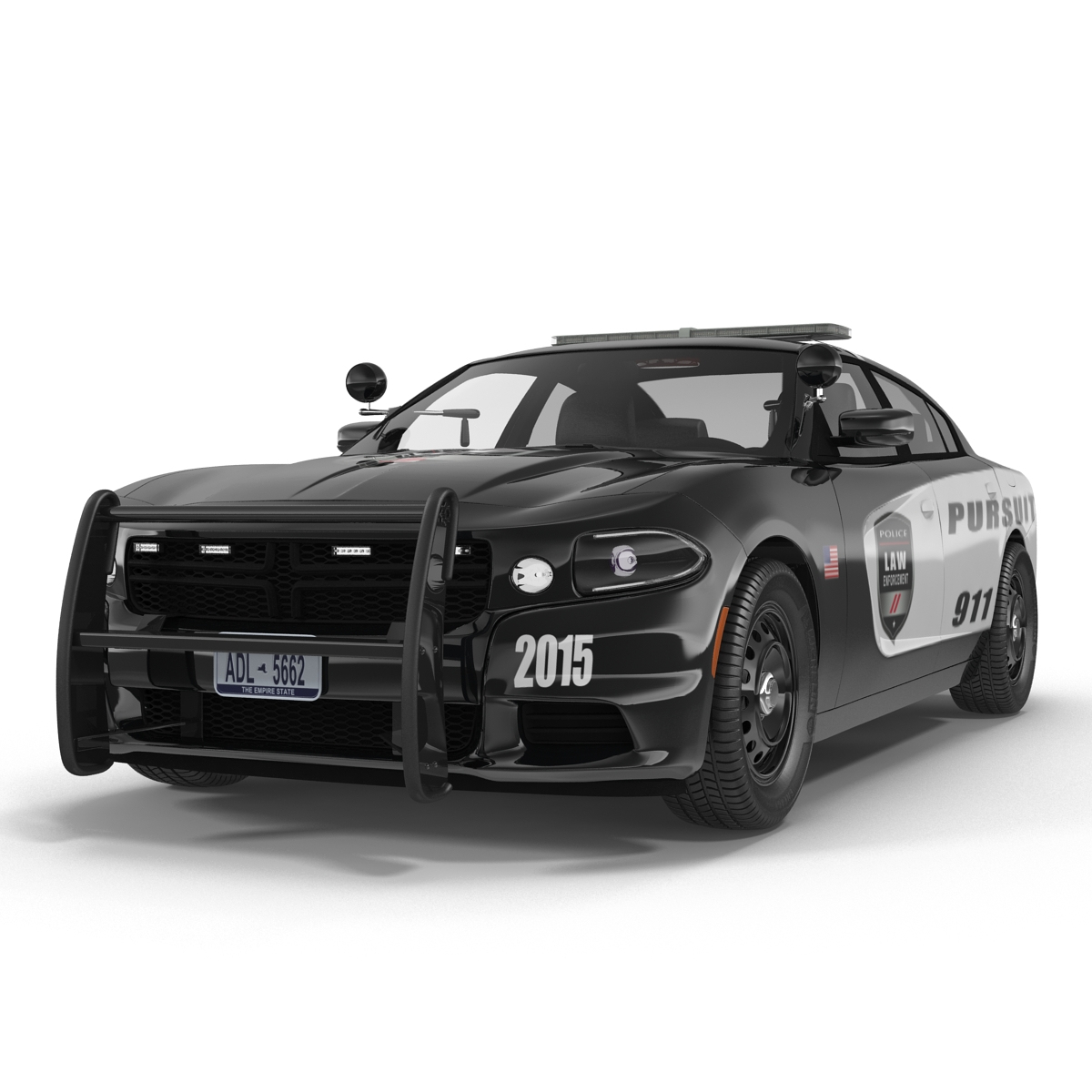 max generic police car rigged