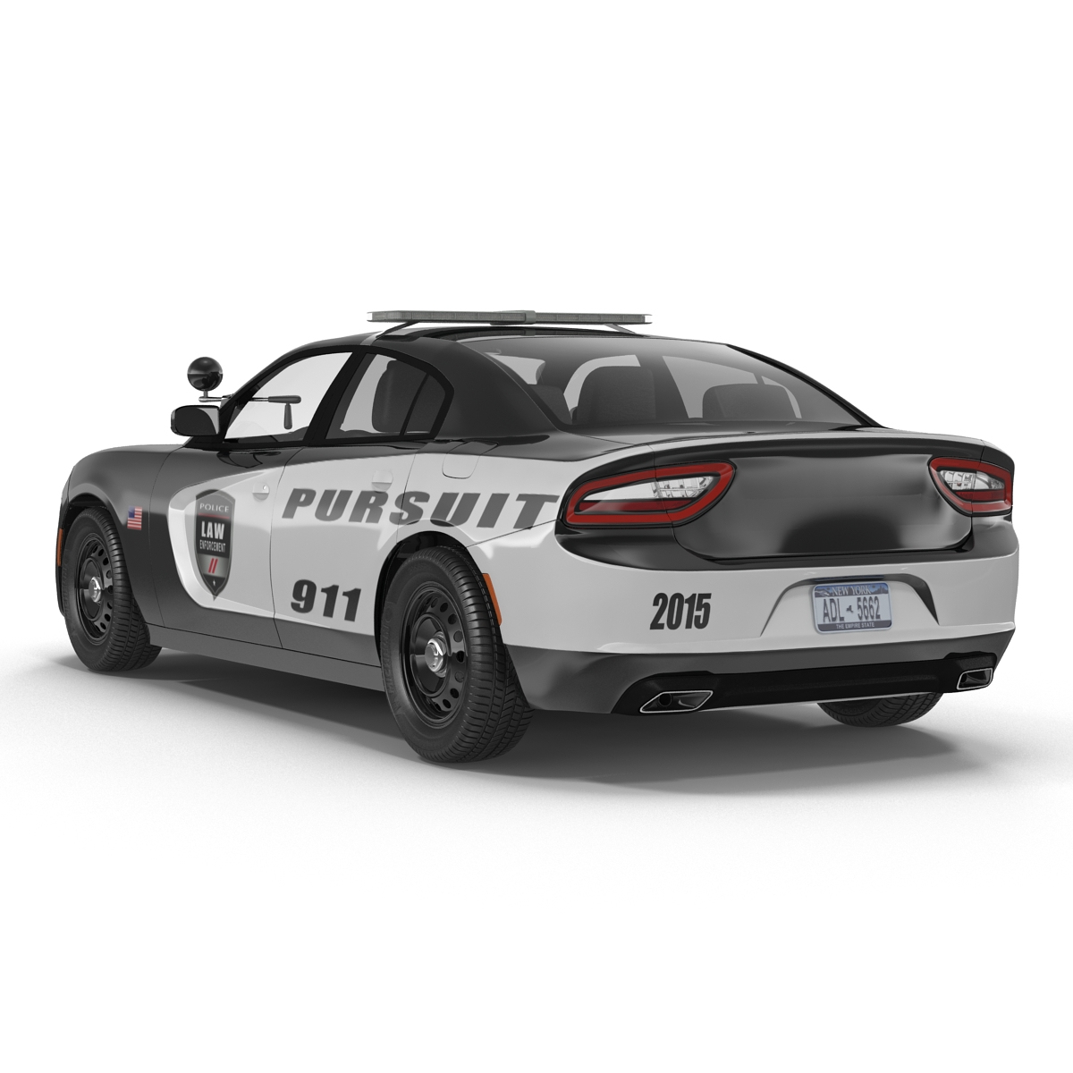 max generic police car rigged