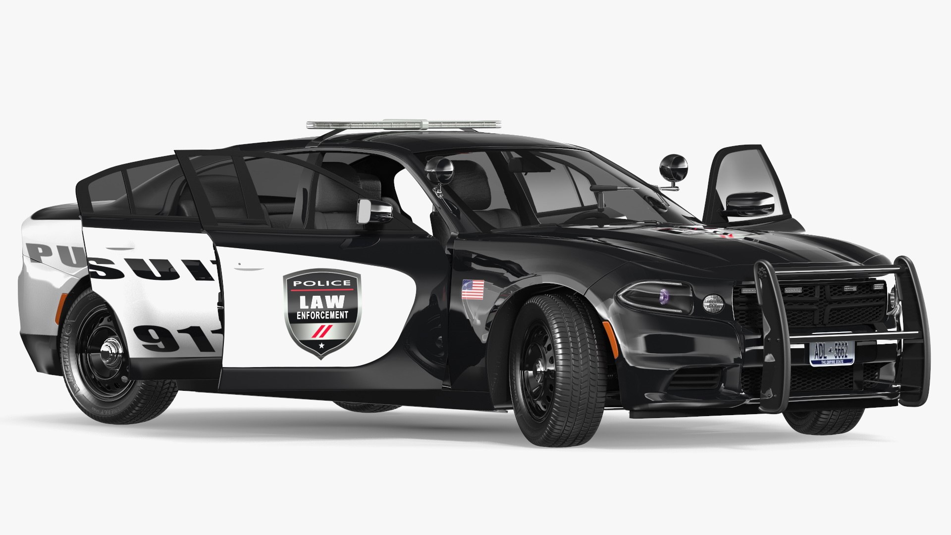 max generic police car rigged