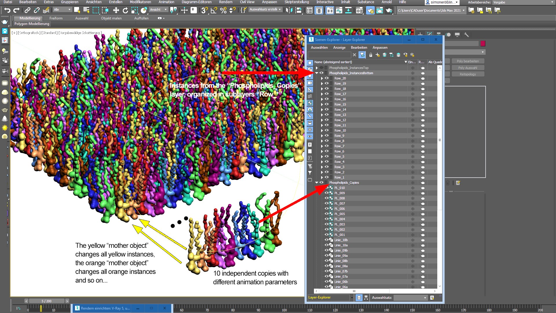 3D Model Cell Membrane Lipid Bilayer - TurboSquid 2399683