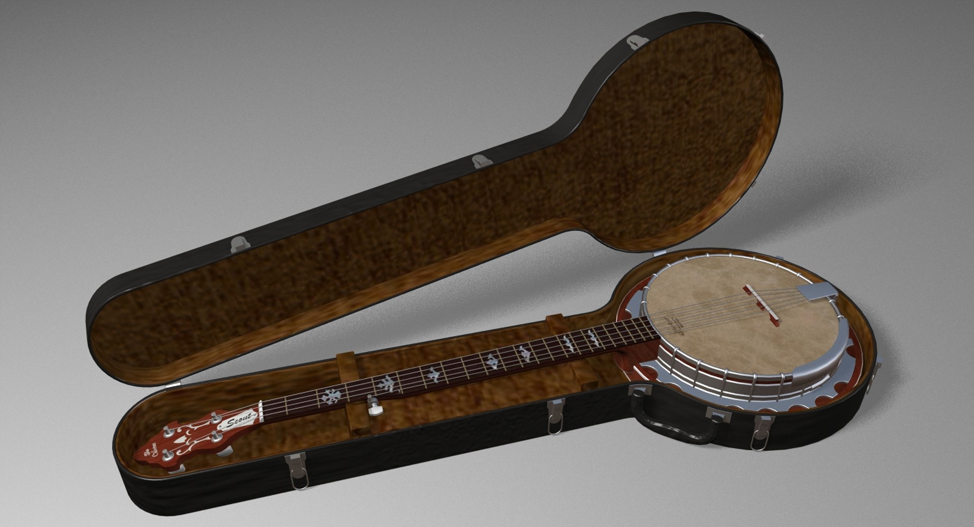 3d obj banjo