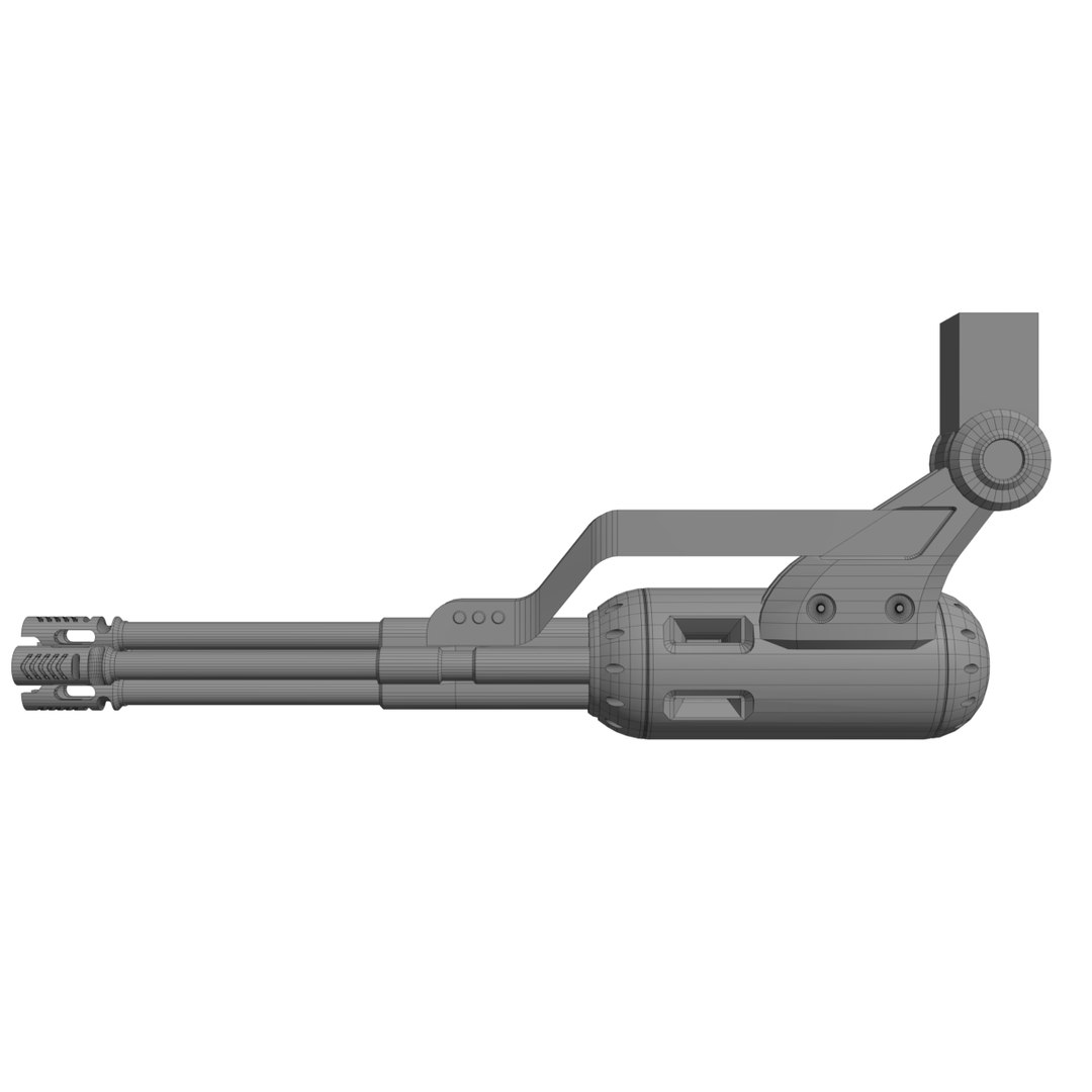 Gun 3D model - TurboSquid 1557706