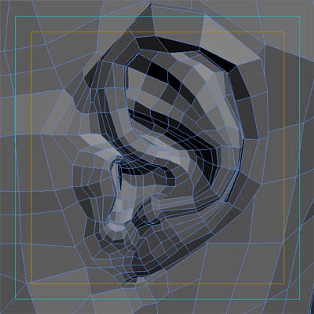 Ears Character Human 3d Model