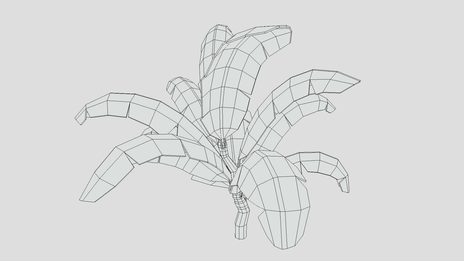 3D Model Low Poly Cartoon Banana Tree - TurboSquid 1841601