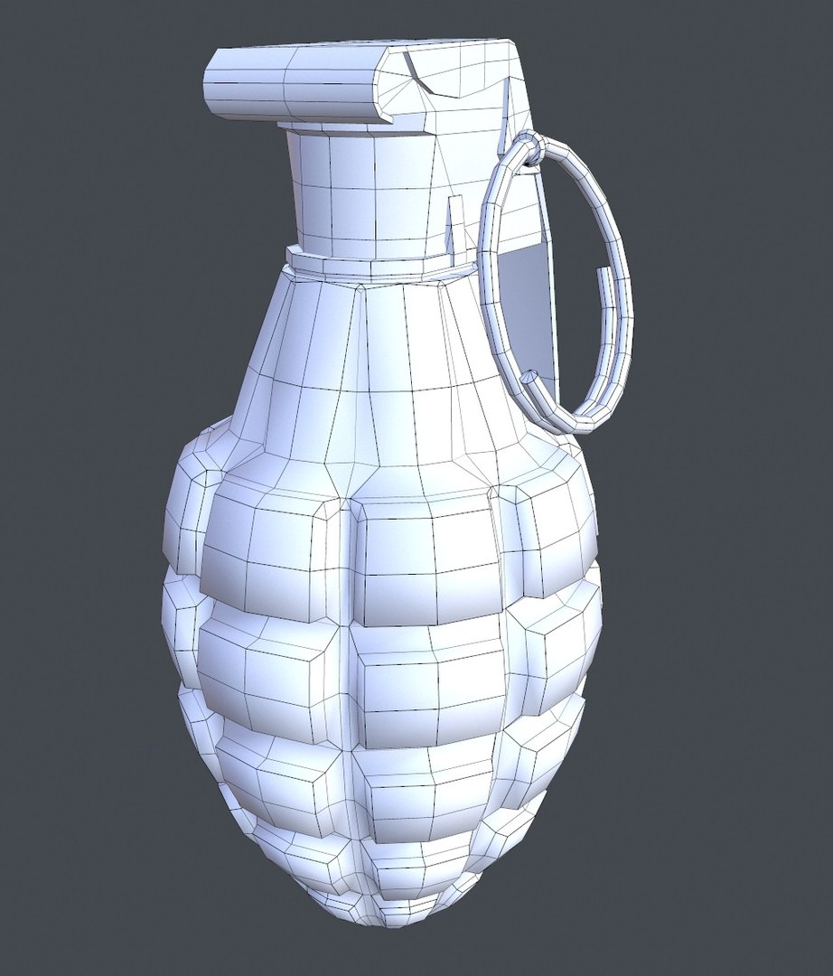 hand grenade 3d model