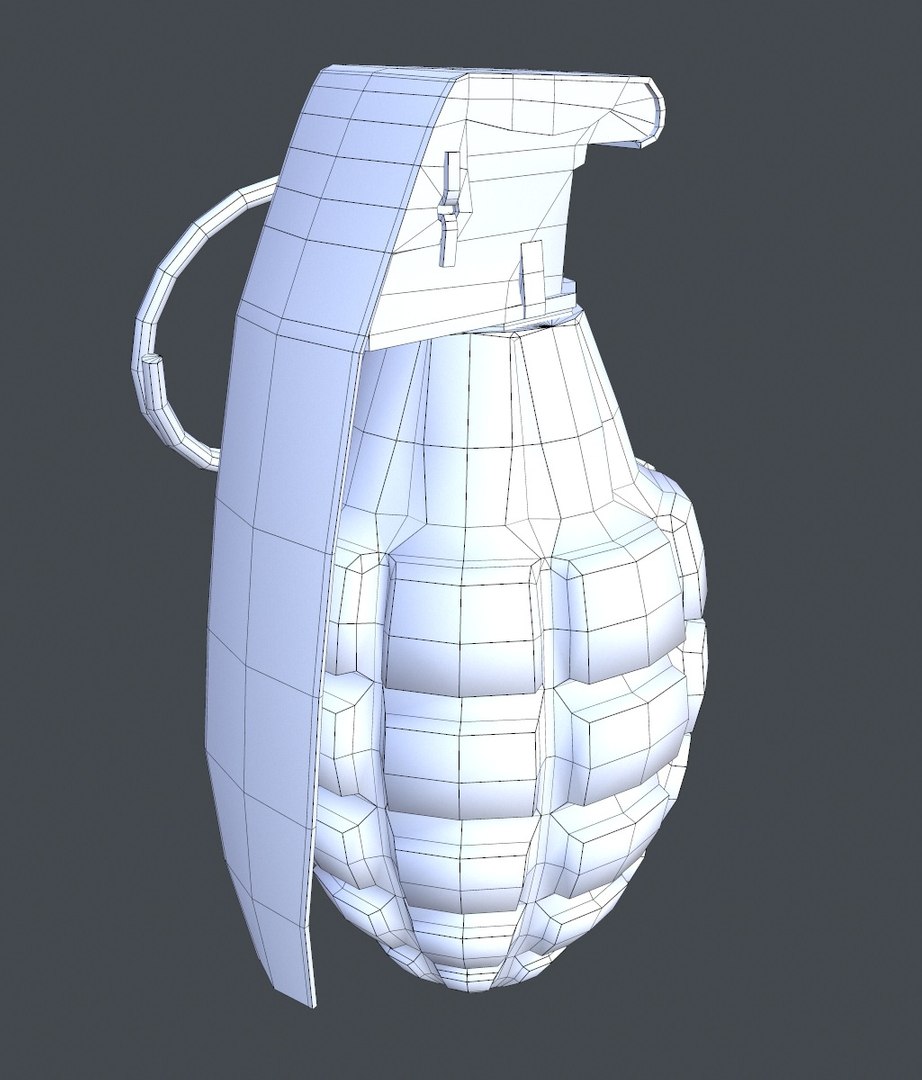 hand grenade 3d model