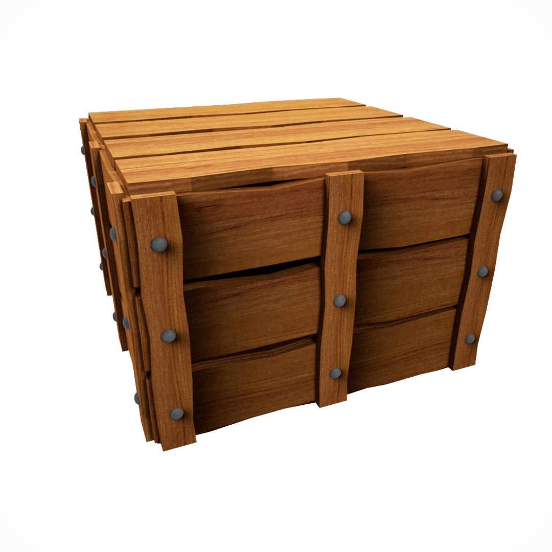 3D model wooden box - TurboSquid 1406268