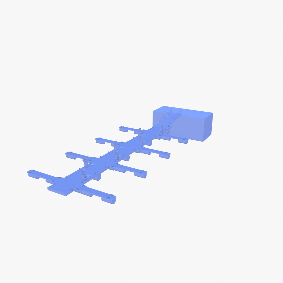 Pontoon Dock V3 - TurboSquid 2340636