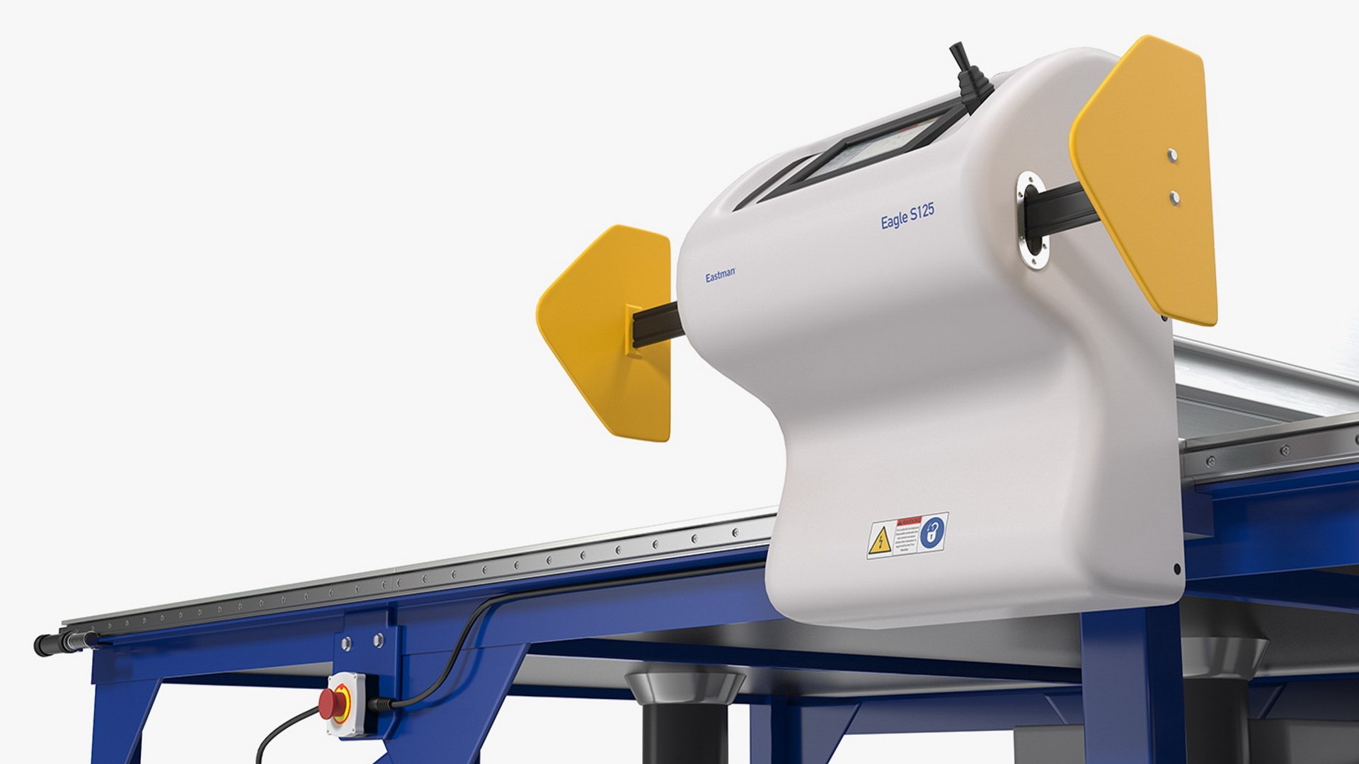 Industrial CNC Cutting Table Rigged 3D - TurboSquid 2388825