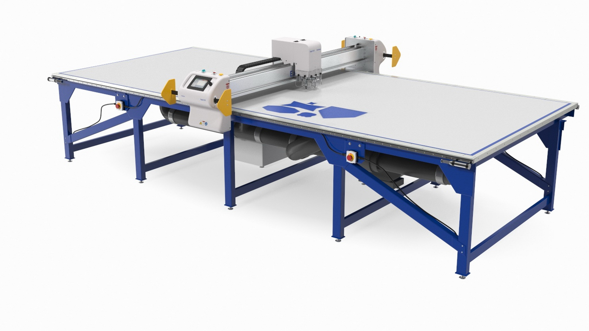 Industrial CNC Cutting Table Rigged 3D - TurboSquid 2388825