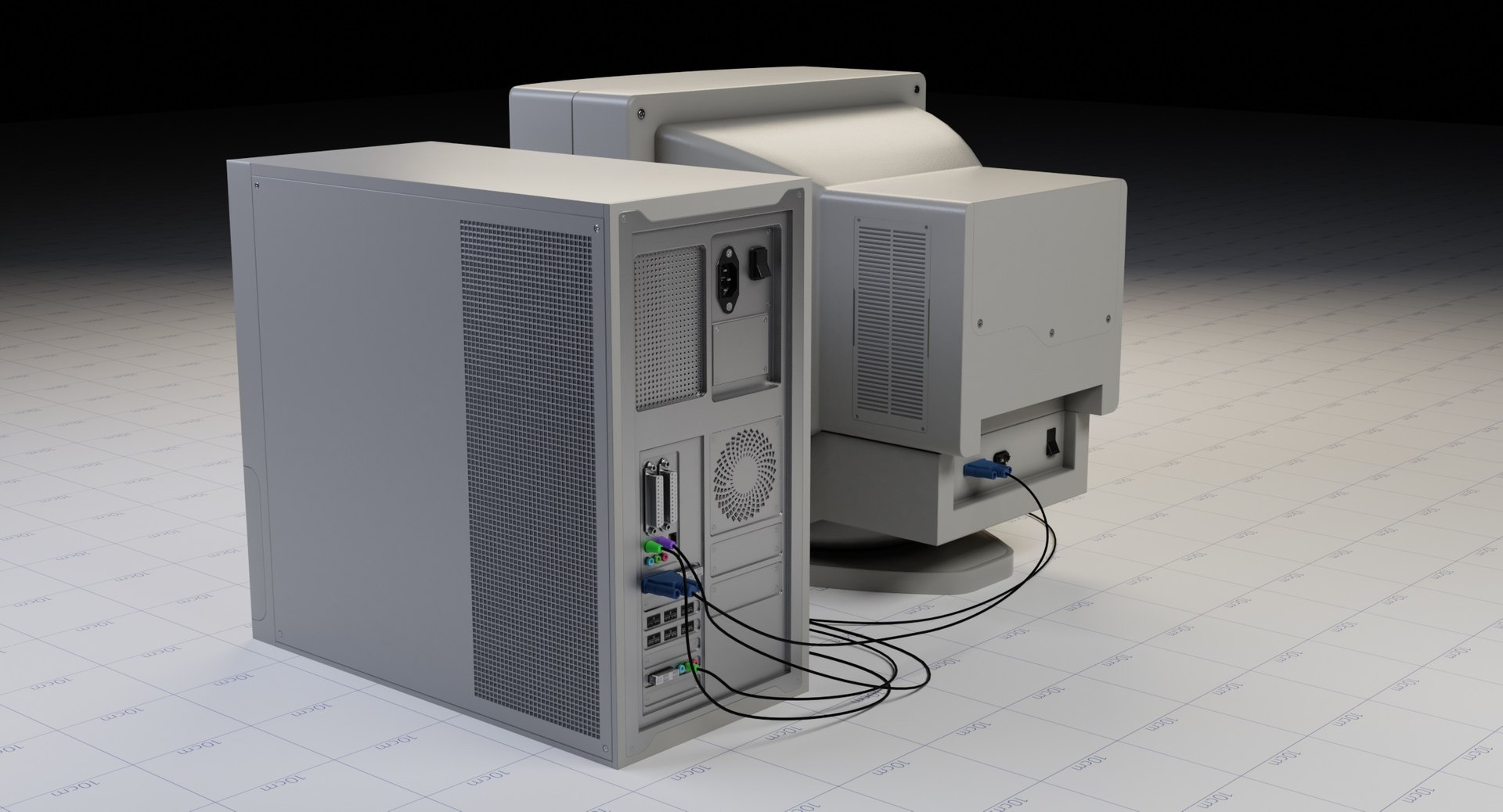 3D old computer model - TurboSquid 1682689