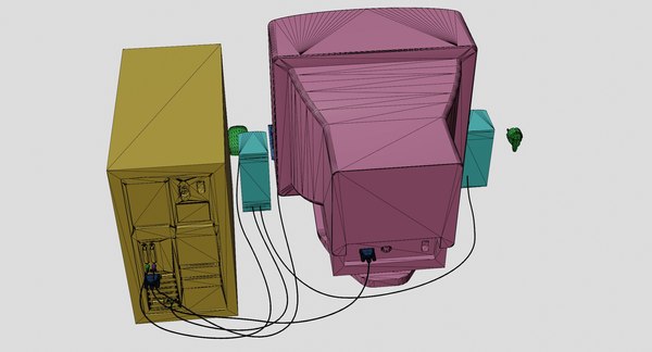 3D old computer model - TurboSquid 1682689