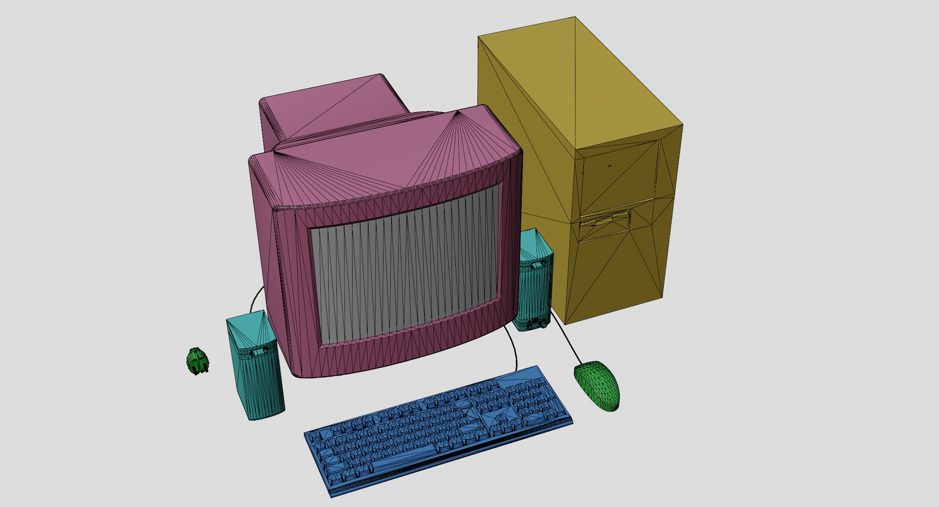 3D old computer model - TurboSquid 1682689
