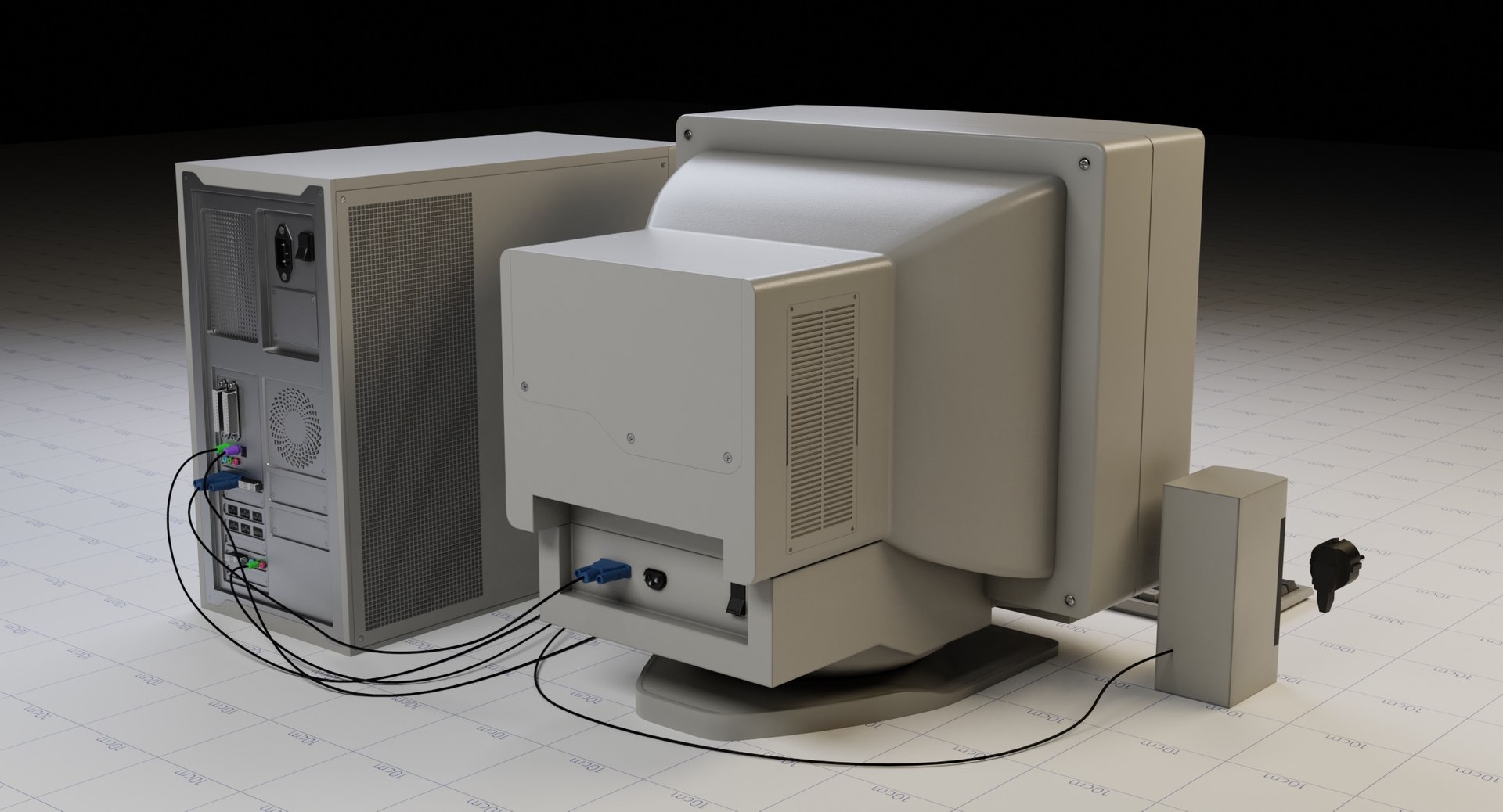 3D old computer model - TurboSquid 1682689