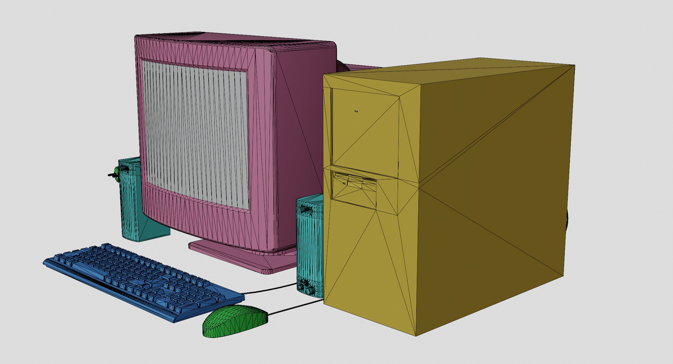 3D old computer model - TurboSquid 1682689