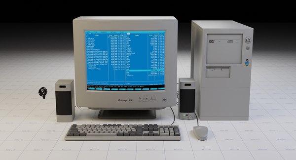 3D old computer model - TurboSquid 1682689