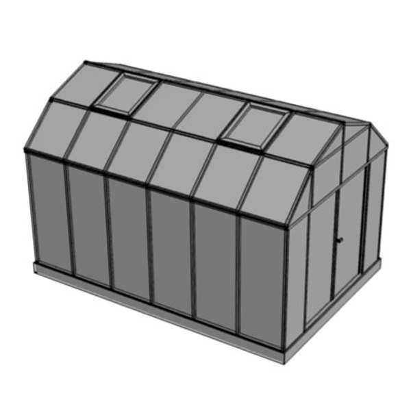 house green greenhouse 3d model