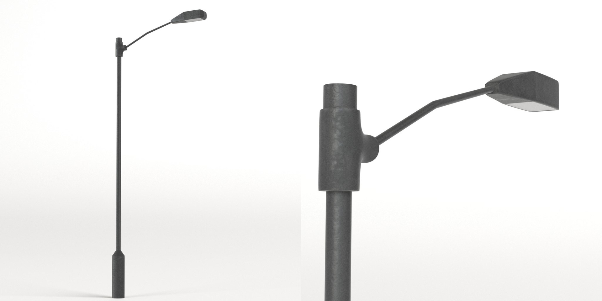 3d single street lamp model