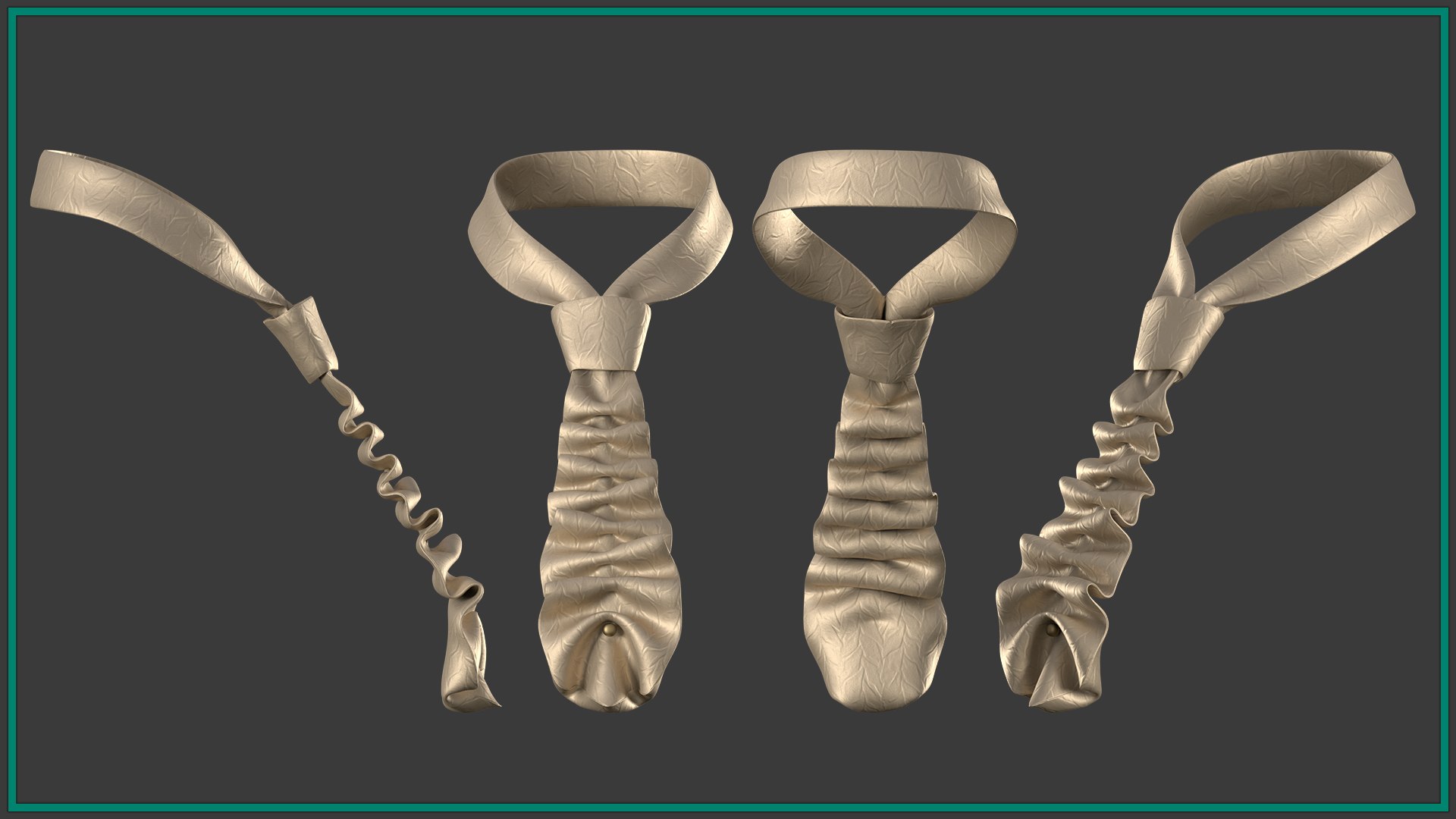 10 Female Necktie Model - TurboSquid 2367197