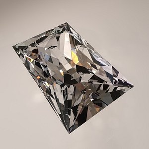 3d flanders cut diamond model