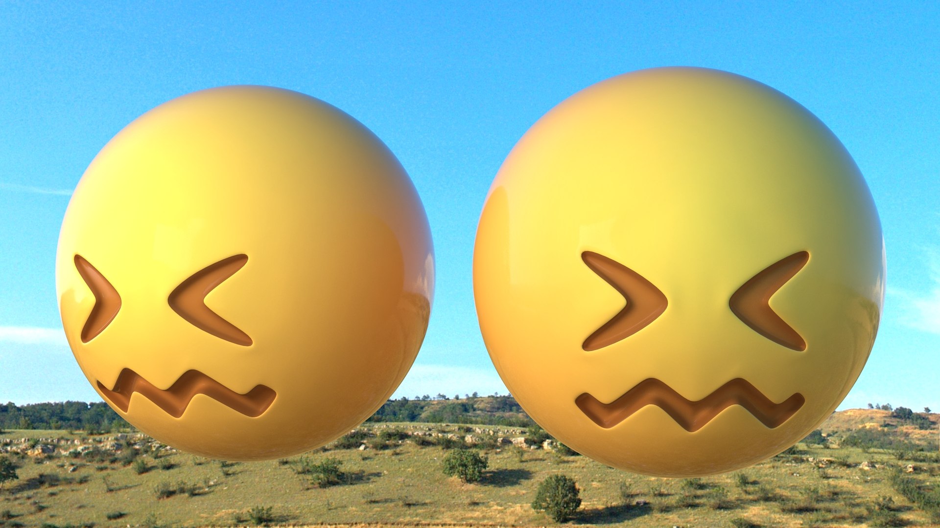 3D Confounded Emoji - TurboSquid 1531642