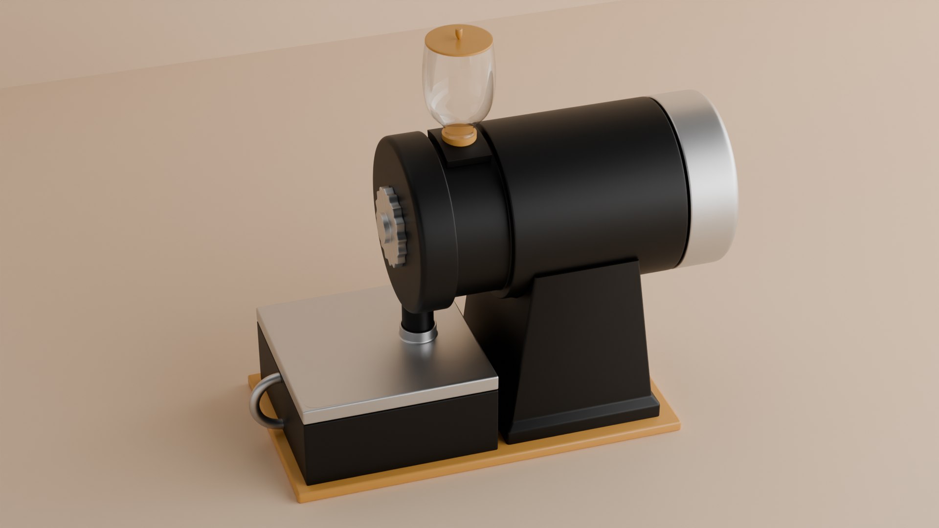 Free 3D Modern Coffee Grinder - TurboSquid 2320905